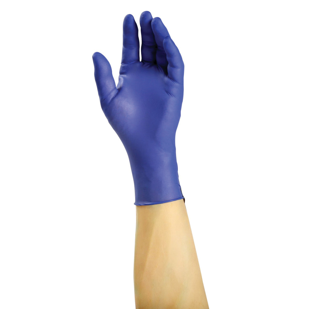 6003 LARGE AMERCARE GRAPE GRIP INDIGO POWDER-FREE NITRILE