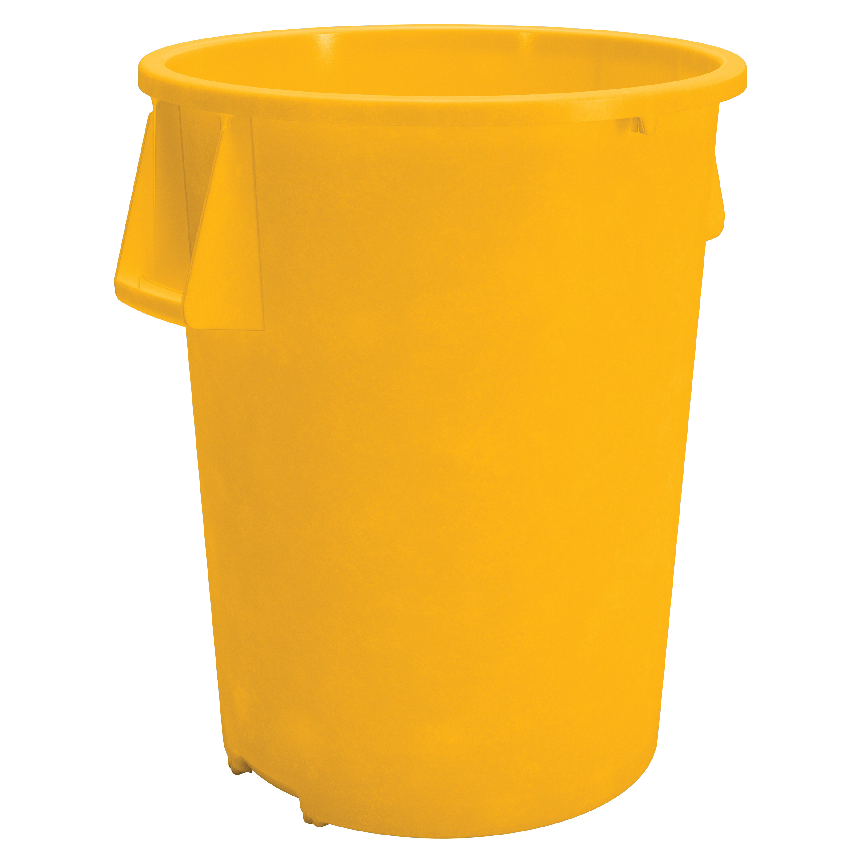 BRONCO 44 GALLON WASTE CONTAINER YELLOW - 3/CS