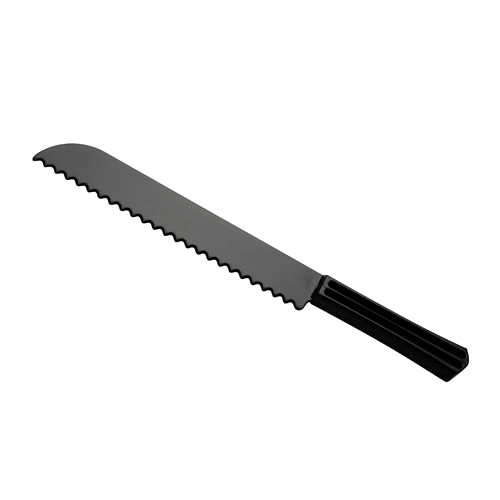 11.5" Black Plastic Bread Knife 48/cs