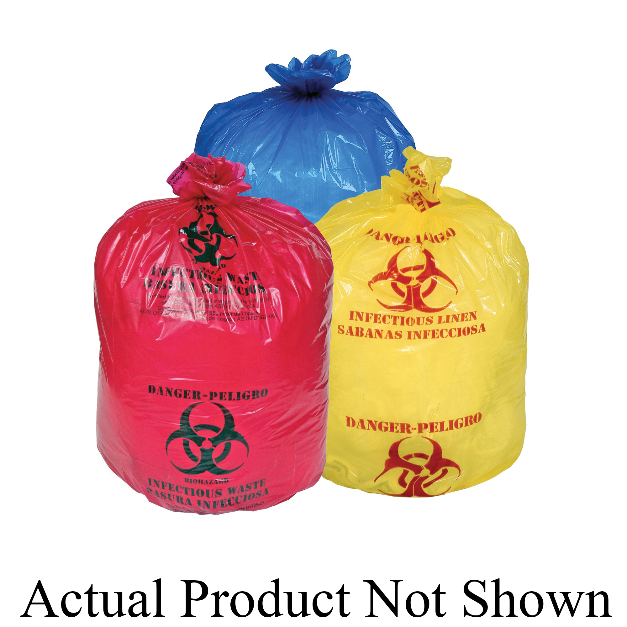 PITT G4603XR 40X46 RED ISOLATION BAG LLD LINER 40-45GAL