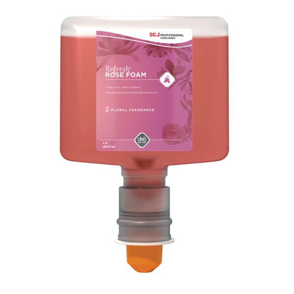 SCJ RFW120TF ROSE PINK FOAM WASH TF 3/1200ML/CS 1.2L
